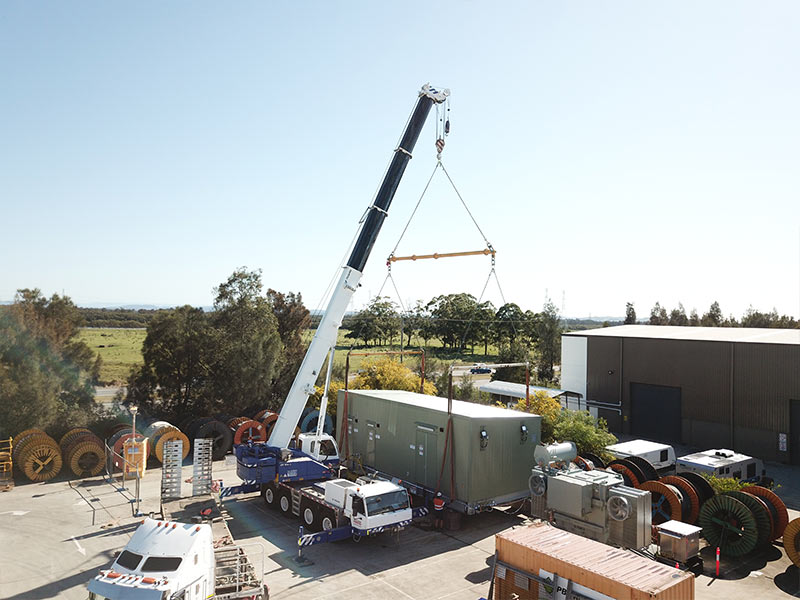 Electrical Switch Rooms | Allied Crane Hire Newcastle