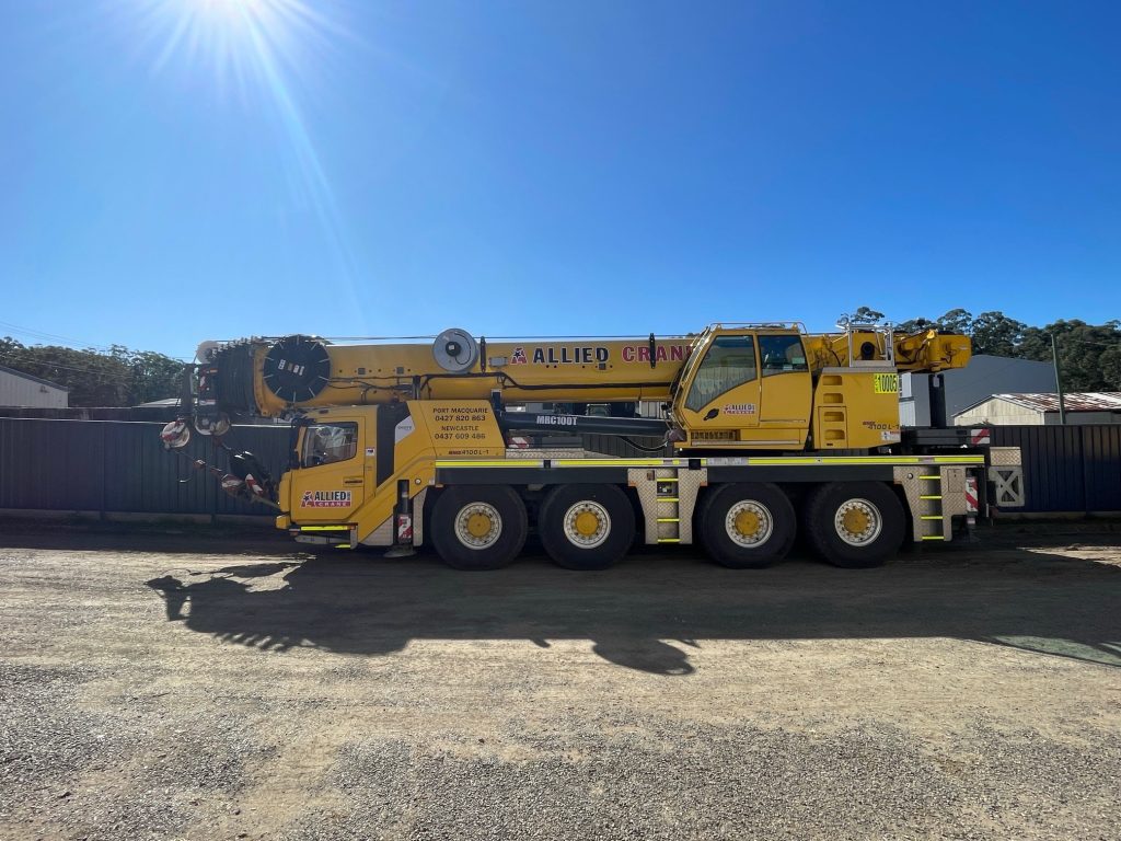 100t Grove GMK4100 : Allied Crane Hire Newcastle