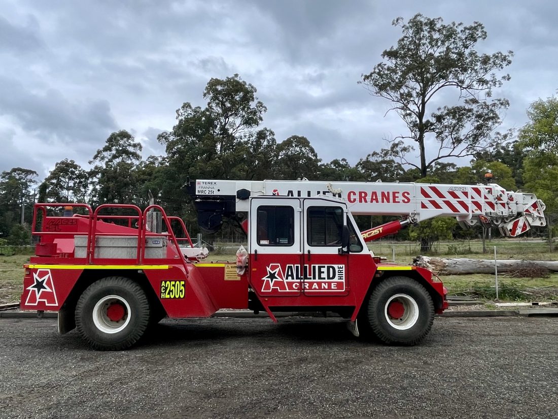 Terex Mac25 Super Lift : Allied Crane Hire Newcastle